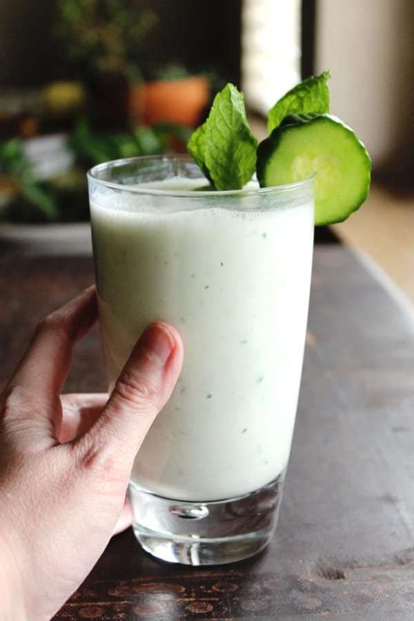 Cucumber mint doogh: A salty, Afghan yogurt drink - Rhubarbarians