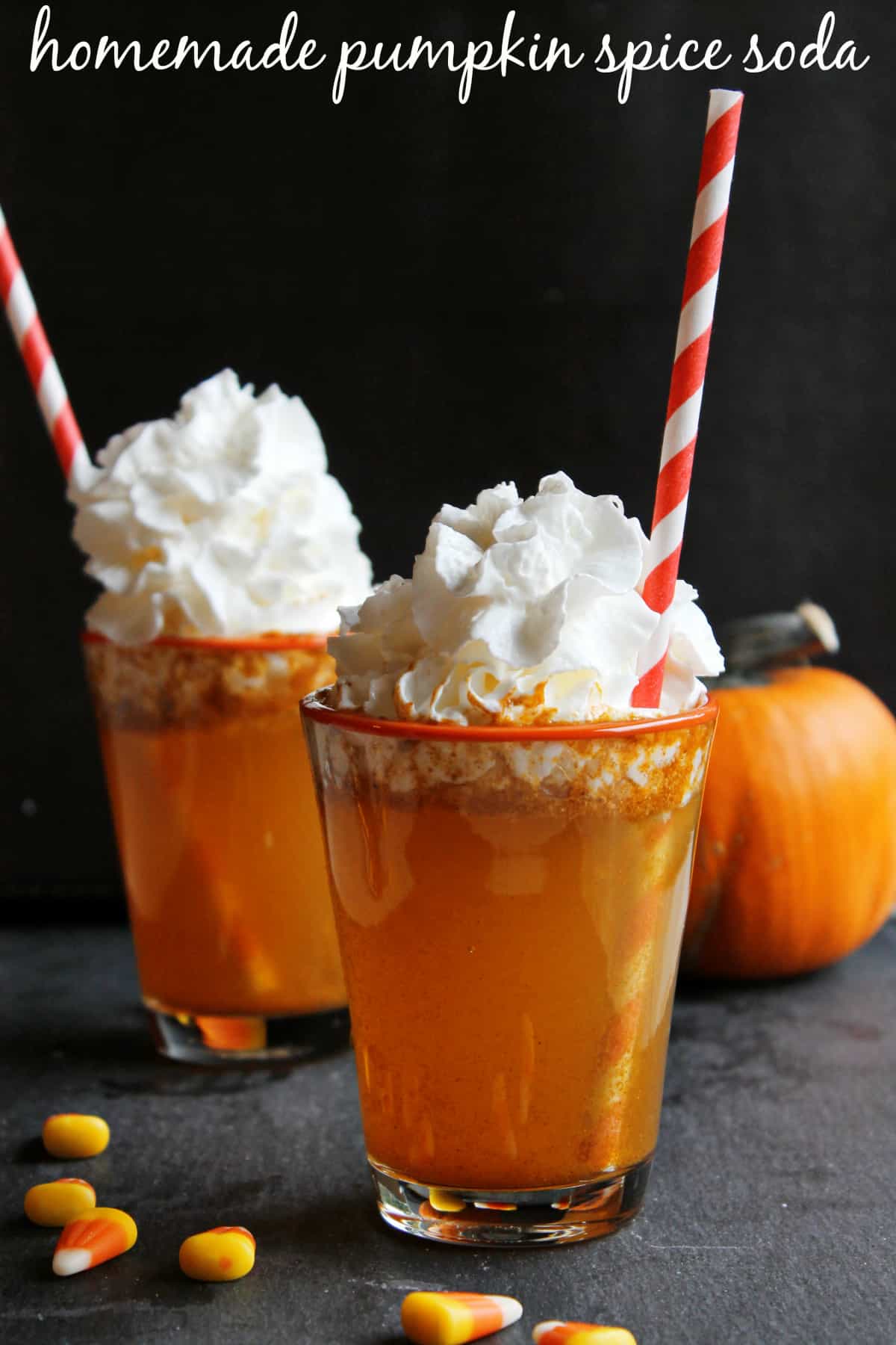 Homemade pumpkin soda: perfect for a Halloween party! - Rhubarbarians