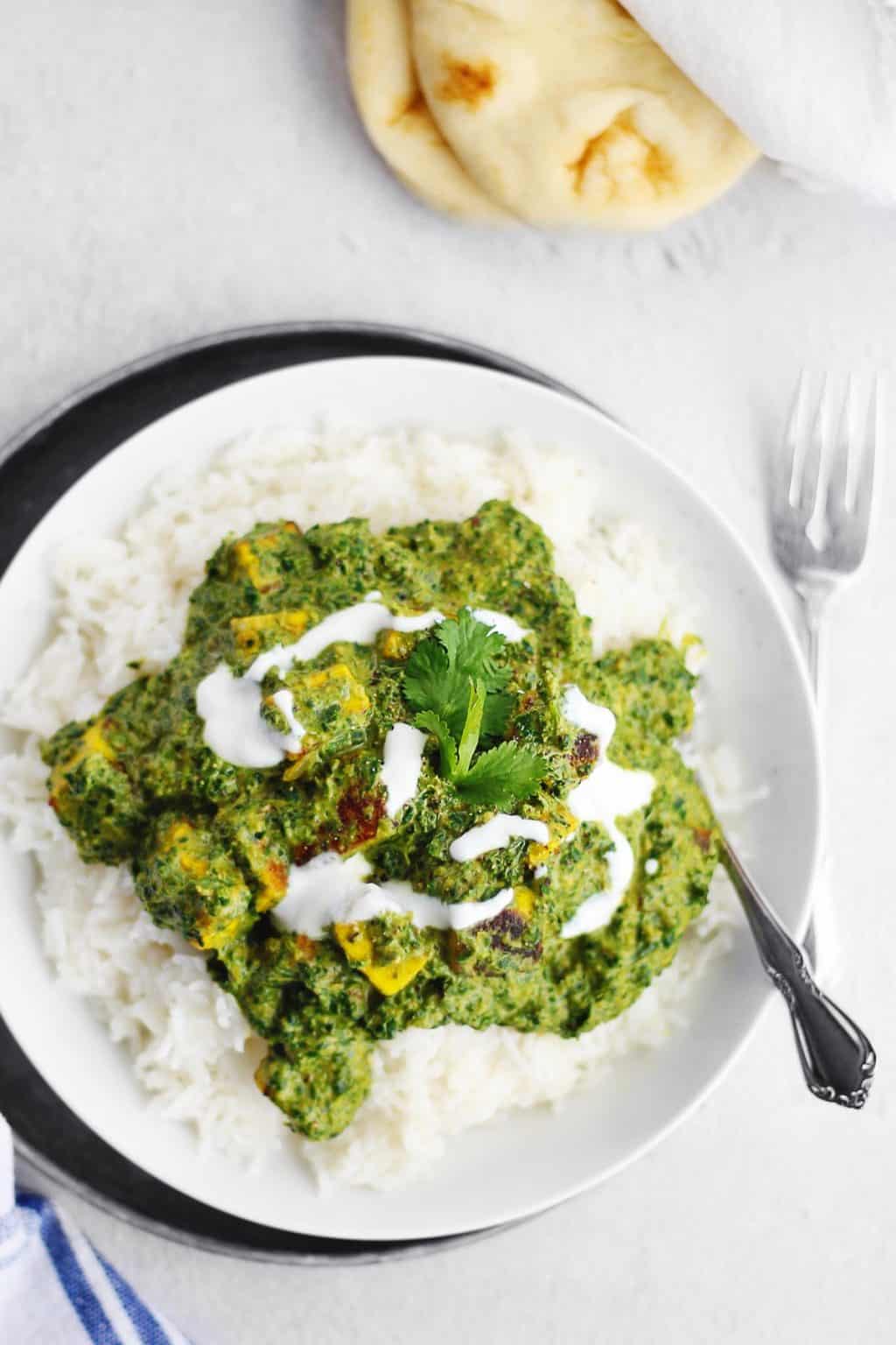Easy saag paneer recipe: Greens with Indian cheese - Rhubarbarians