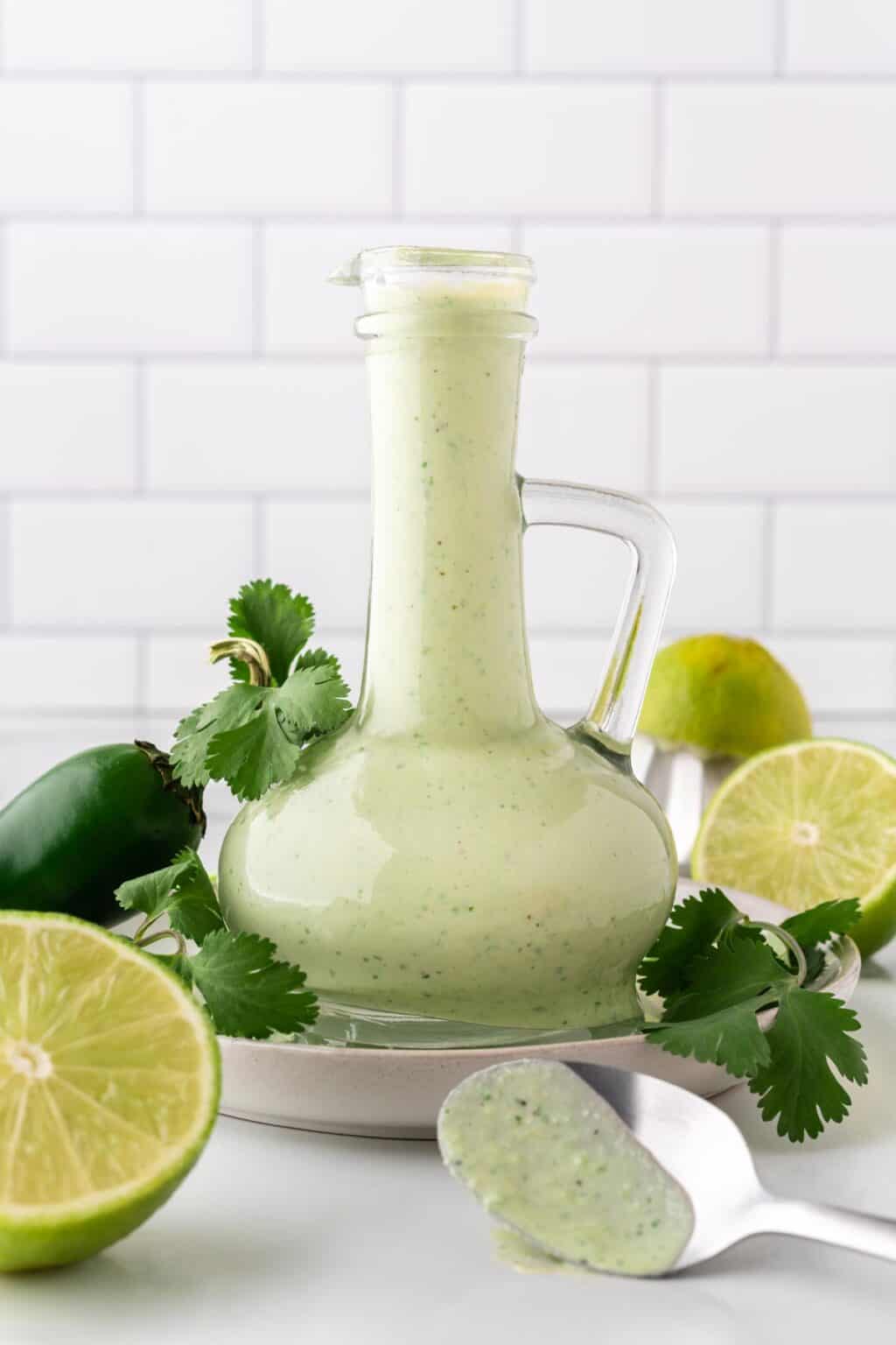 Creamy cilantro sauce and dressing (vegan) - Rhubarbarians