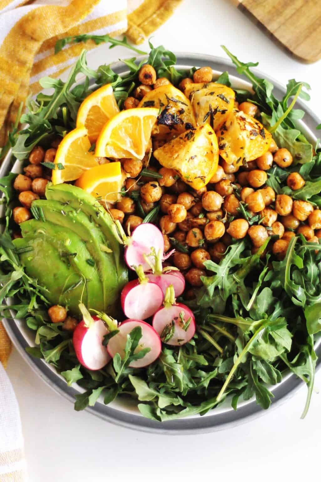 Sauteed chickpeas with lemon and rosemary - Rhubarbarians